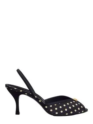 REFORMATION Paula Heeled Sandal - Black