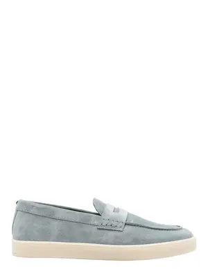 Canali Suede Loafers - Blue