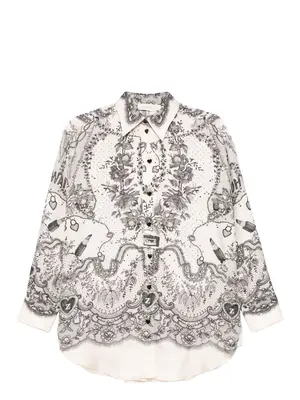 Zimmermann Crush Shirt - Neutrals