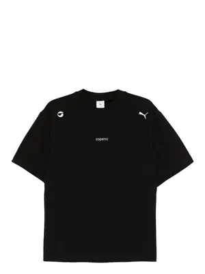 Coperni X Puma Logo-embroidered T-shirt - Black