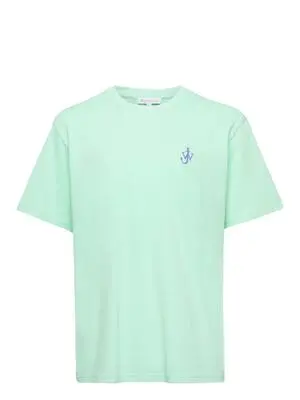 JW Anderson Logo-embroidered T-shirt - Green