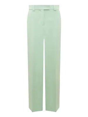 ALESSANDRO VIGILANTE Front-slit Skirt - Green