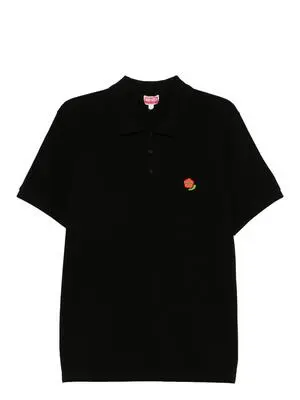 Kenzo Pop Embroidered Polo Shirt - Black