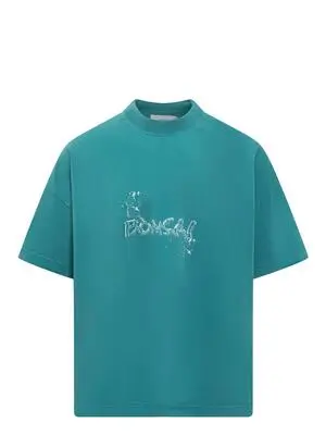 BONSAI Logo-print T-shirt - Blue
