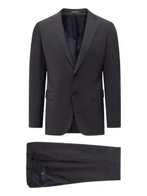 Emporio Armani Single-breasted Suit - Grey
