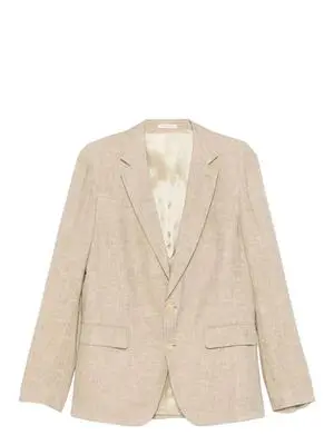 FURSAC Linen Blazer - Neutrals