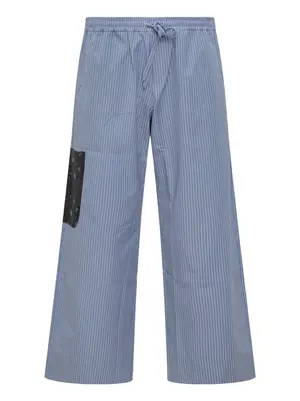 PIERRE-LOUIS MASCIA Cargo-pocket Trousers - Blue