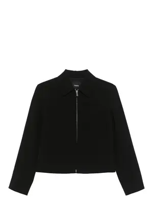 Theory Crepe-texture Jacket - Black
