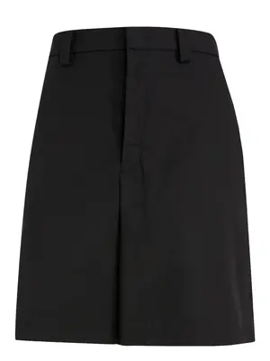 Valentino Garavani Logo-appliqué Bermuda Shorts - Black