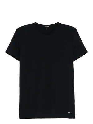 Zegna Round-neck T-shirt - Blue