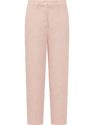 FORTE_FORTE Jacquard Trousers - Pink