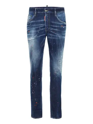 Dsquared2 Stretch-cotton Skinny Jeans - Blue