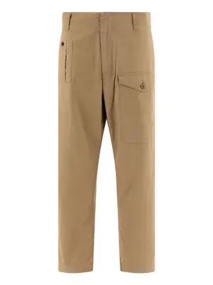 HUMAN MADE Straight Trousers - Neutrals