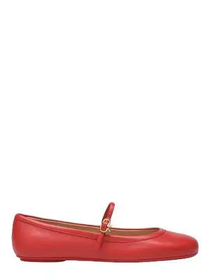 GIANVITO ROSSI Carla Ballerina Red Nappa