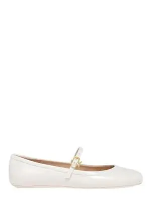 GIANVITO ROSSI Carla Ballerina White