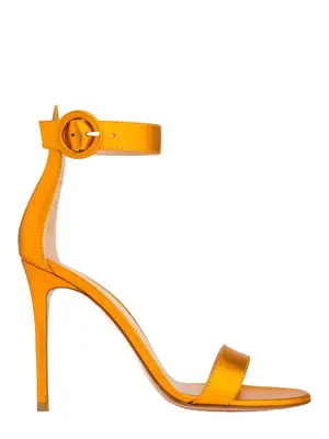 GIANVITO ROSSI Portofino 105 Open Toe Sandals Orange