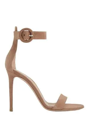 GIANVITO ROSSI Portofino 105 Open Toe Sandals - Pink