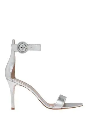GIANVITO ROSSI Portofino 85 Sandal - Silver