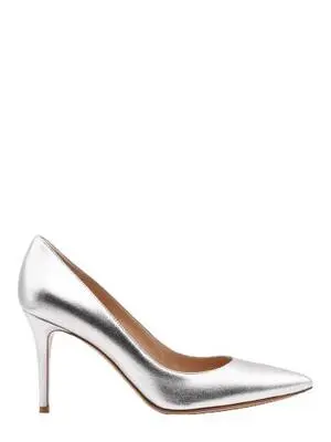 GIANVITO ROSSI Gianvito Rossi Gianvito 85 Pumps Metallic Silver Nappa