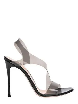 GIANVITO ROSSI Metropolis Open Toe Sandals - Black