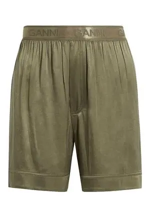 GANNI GANNI Cupro-Blend Shorts