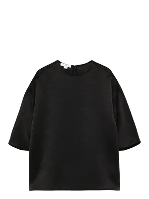 Vince Satin Blouse - Black