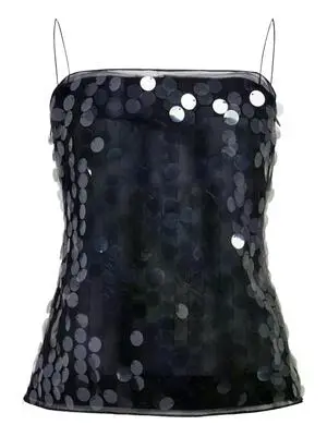 16Arlington Suero Sequin-embellished Top - Black