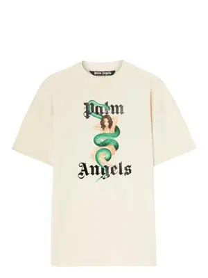 Palm Angels Ivy Pin Up T-shirt - Neutrals