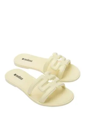Melissa M Slide Sandal - Beige