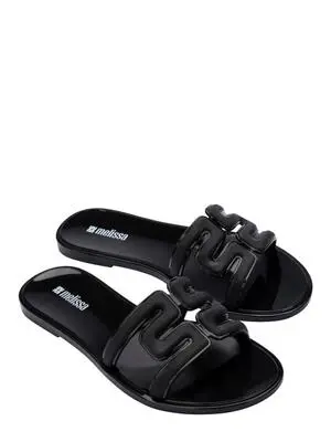 Melissa M Slide Sandal - Black