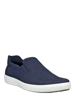 Ecco Soft 7 Slip-on Sneaker - Marine/ Marine