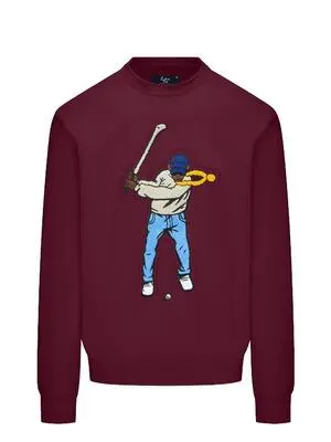EASTSIDE GOLF Swingman Appliqué Sweatshirt Fig