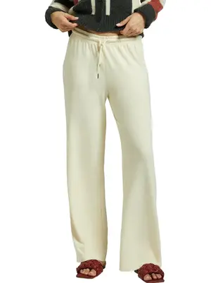 BRIXTON Brixton Carefree Organic Cotton Wide Leg Lounge Pants