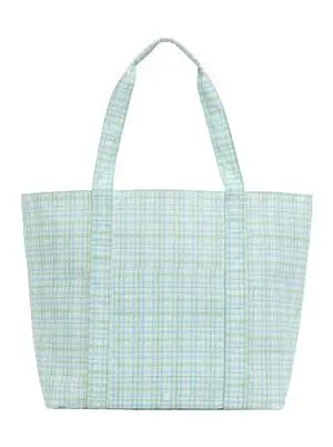 TRVL DESIGN Classic Plaid Tote - Green