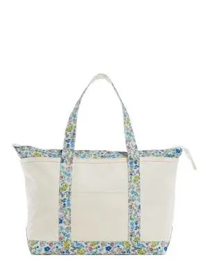 TRVL DESIGN Floral Coated Canvas Midi Tote - Multi