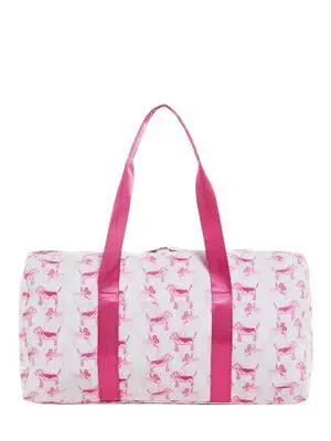 TRVL DESIGN Puppy Love Duffel - Pink