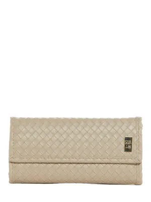 TRVL DESIGN Woven Cosmetic Pouch Ivory