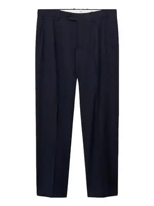 MANGO MANGO Slim Fit Virgin Wool Dress Pants