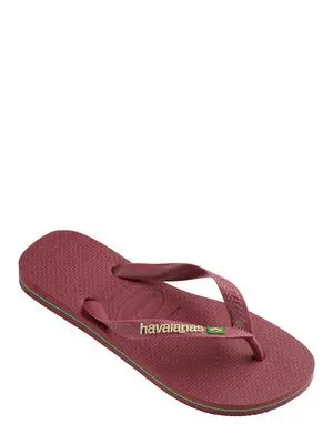 Havaianas Havaianas Brasil Logo Flip Flop Amaranth