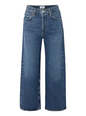 AGOLDE Ren High-Rise Wide-Leg Recycled Jeans Blue