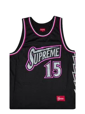 Supreme Bolt Basketball Jersey - Black