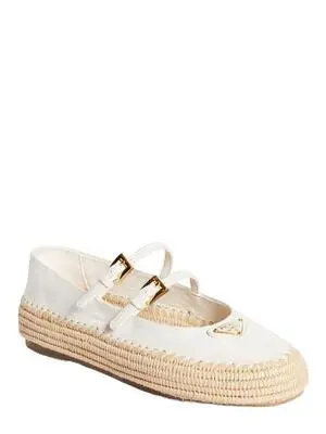 Prada Espadrille Mary Jane - Avorio