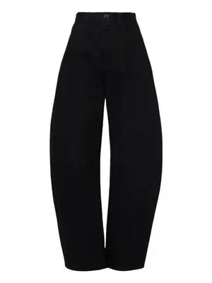 Alaïa Barrel-leg Jeans - Black