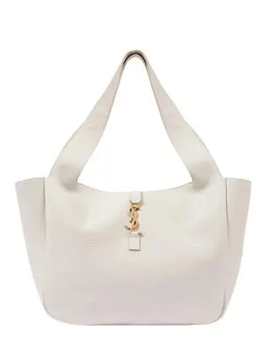 SAINT LAURENT Le 5 À 7 Bea Large Leather Tote Bag