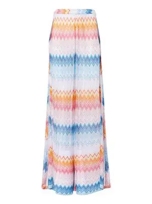 Missoni Zigzag Wide-leg Pants - Multicoloured