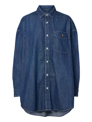Polo Ralph Lauren Oversized Denim Overshirt - Blue
