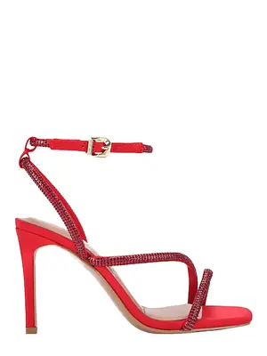 Carvela Crystal-embellished Heeled Sandals - Red