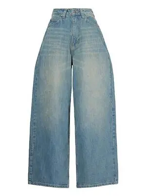 JADED LONDON Slub Xl Colossus Wide-leg Jeans - Blue