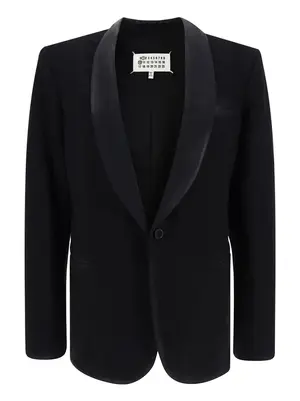 MAISON MARGIELA Wool Blazer - Black