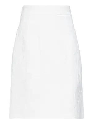 Dolce & Gabbana Midi Skirt - White